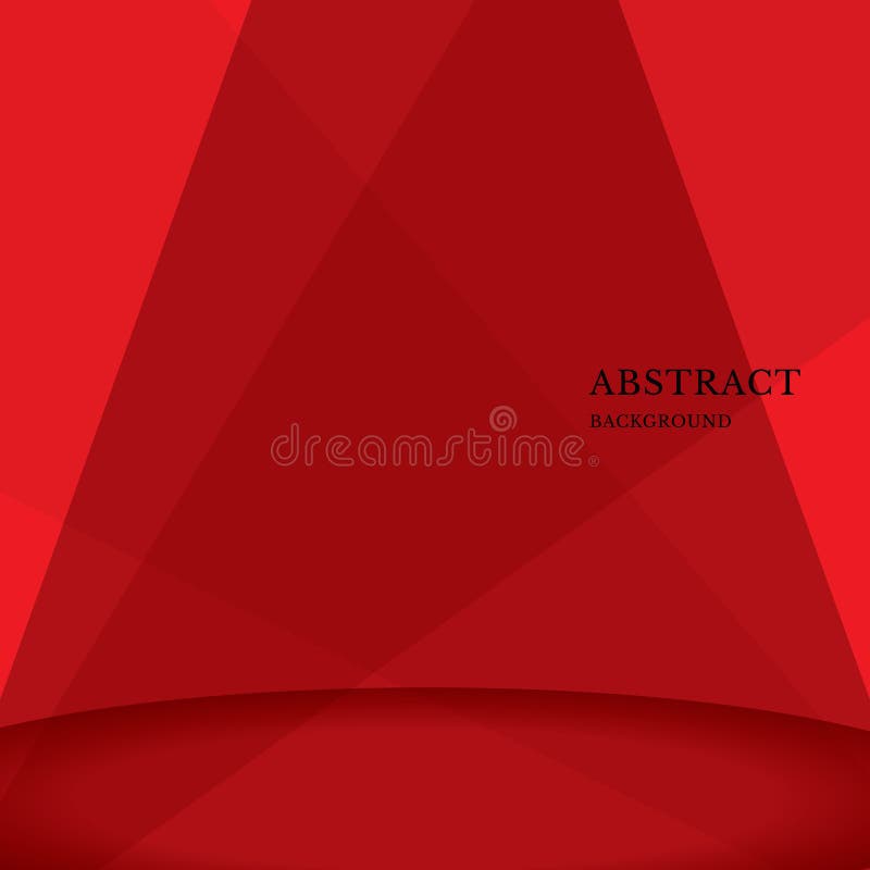 3D Studio Rooms with Lighting Stage Red Gradient Background Stock ...