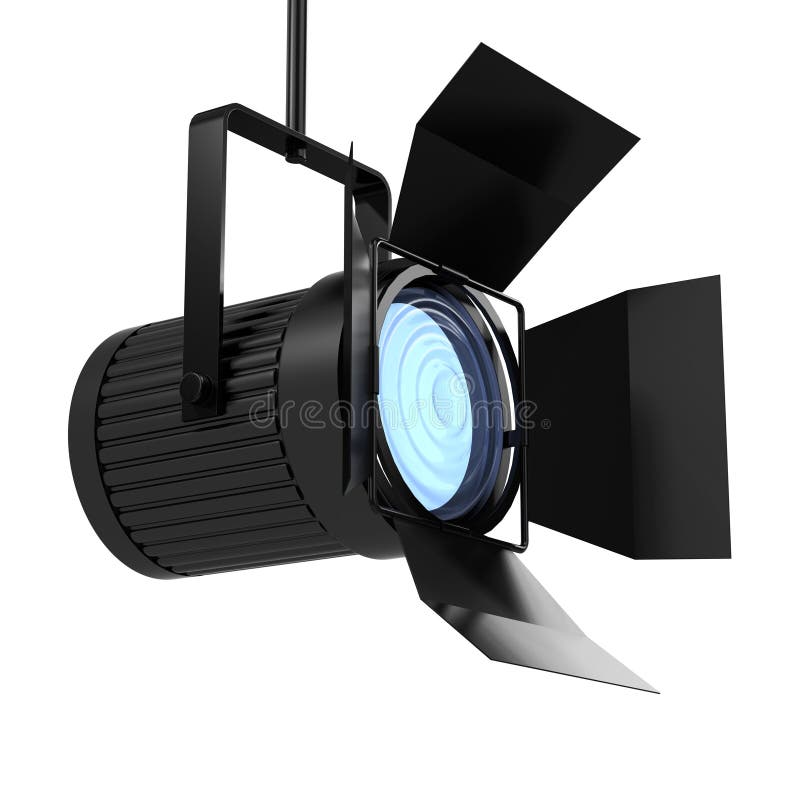 Business man in spotlight stock vector. Illustration of success - 6334537