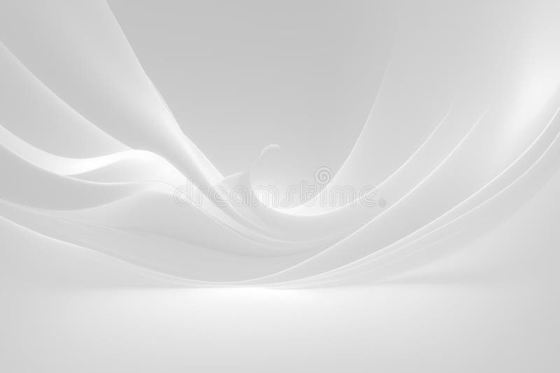 3D Style. Abstract Luxury White Wave Design Background Stock ...