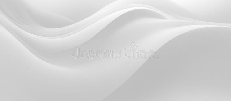 3D Style. Abstract Modern and Luxury White Wave Design Background ...