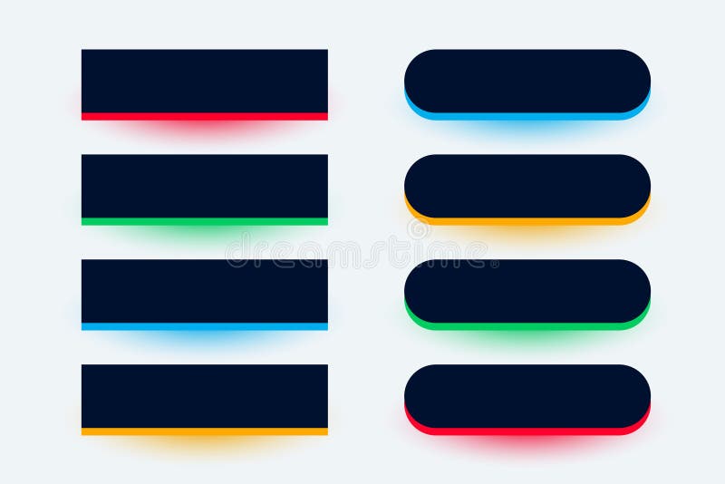 3d Style Colorful App Button Icon in Collection Stock Vector ...