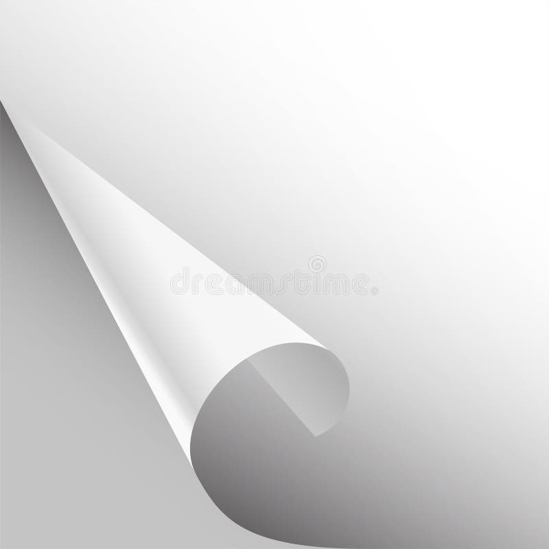 3d Style Empty Paper Fold Document Template Design Stock Vector ...