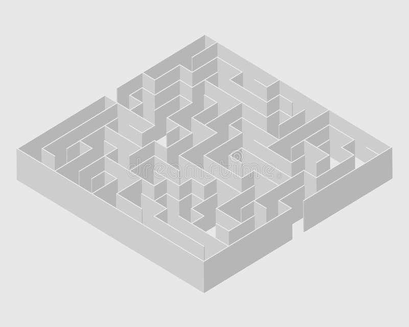 3d Style Labyrinth Puzzle Pattern Background Discover the Shortcut ...