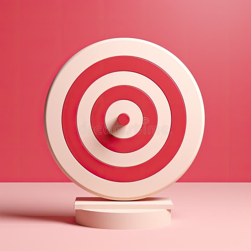 3d Style Target App Icon for Game Design Logo Graphic Stock ...
