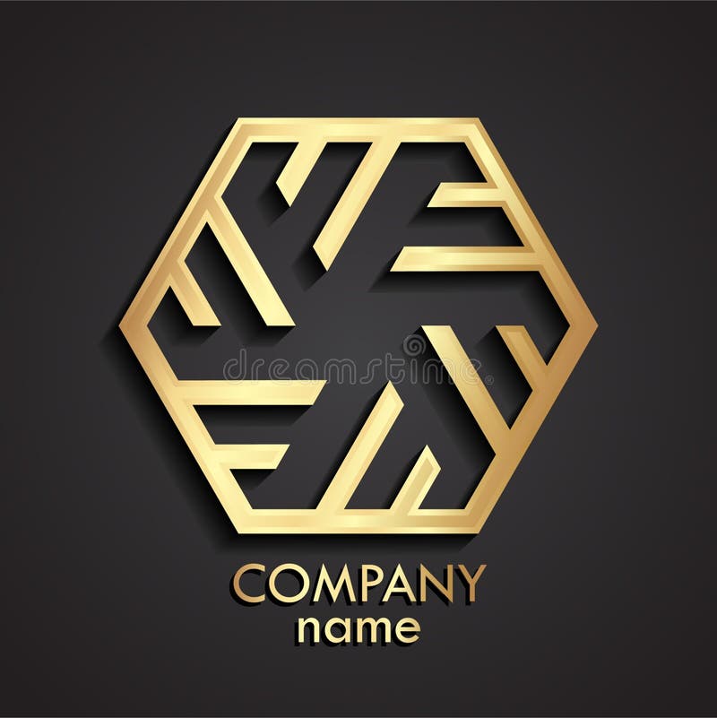 Logo Shape Hexagonal Stock Illustrations – 16,889 Logo Shape Hexagonal Stock Illustrations ...