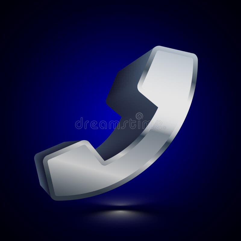 Phone Icon. Shiny Golden Phone Symbol on White Marble Podium Stock ...