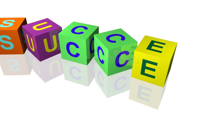 Success concept animation stock footage. Video of render - 39904728