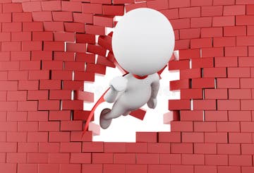 Hitting Brick Wall Cartoon Stock Illustrations – 34 Hitting Brick Wall ...