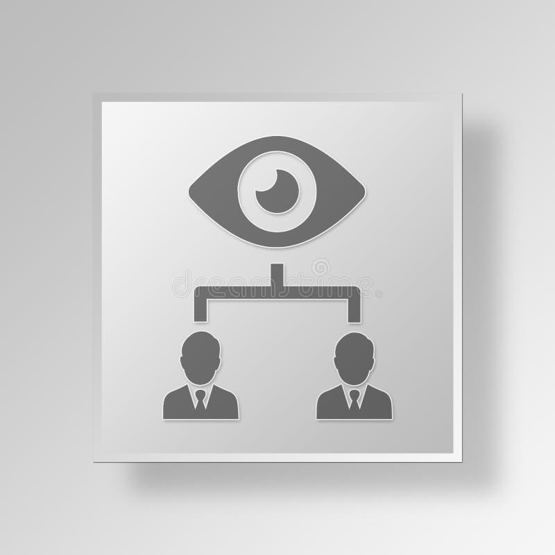 Business Supervision Concept Stock Illustration - Illustration of ...