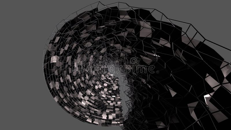 Low Poly Abstract Background with Modern Gradient Colors. Blue and Deep ...