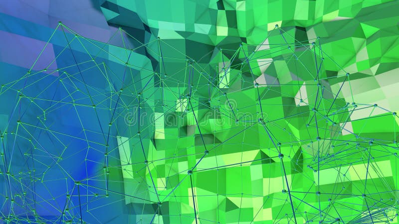 3d Surface As 3d Low Poly Abstract Geometric Background with Modern ...