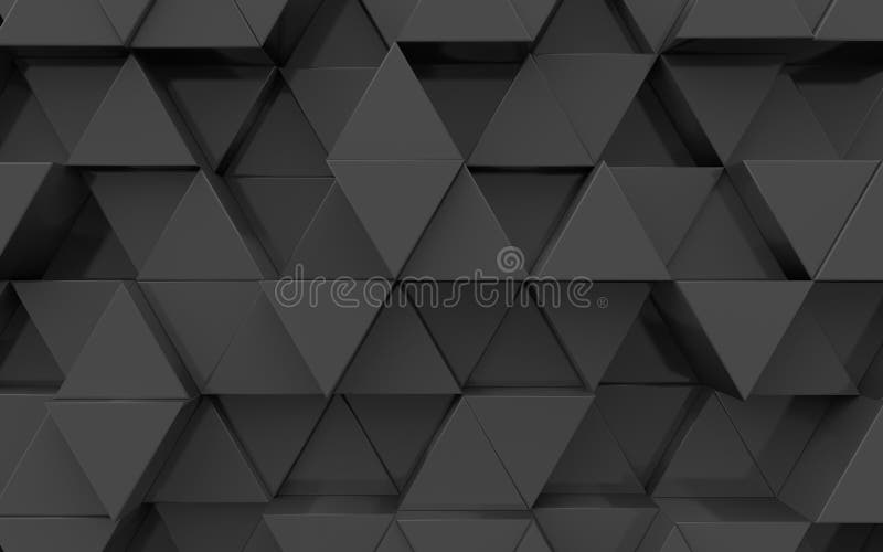 3d Surface from Extruded Triangles Stock Illustration - Illustration of ...
