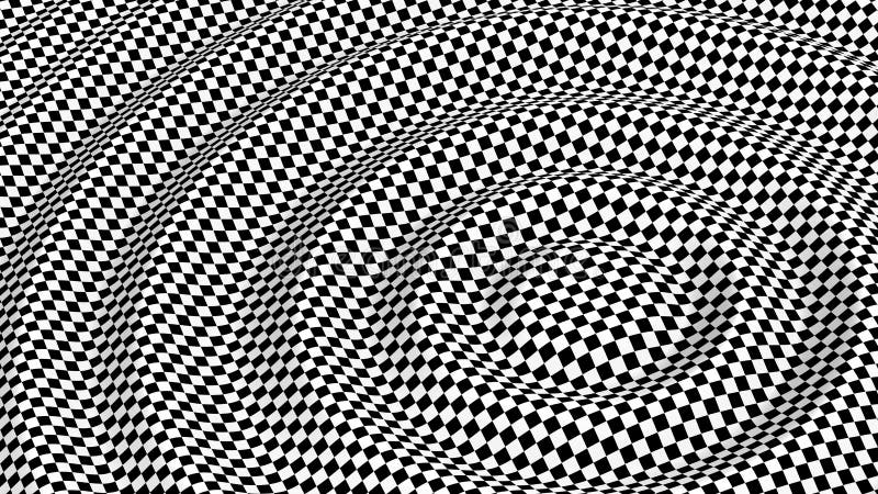 3D Surreal Checker Pattern Background Stock Illustration - Illustration ...