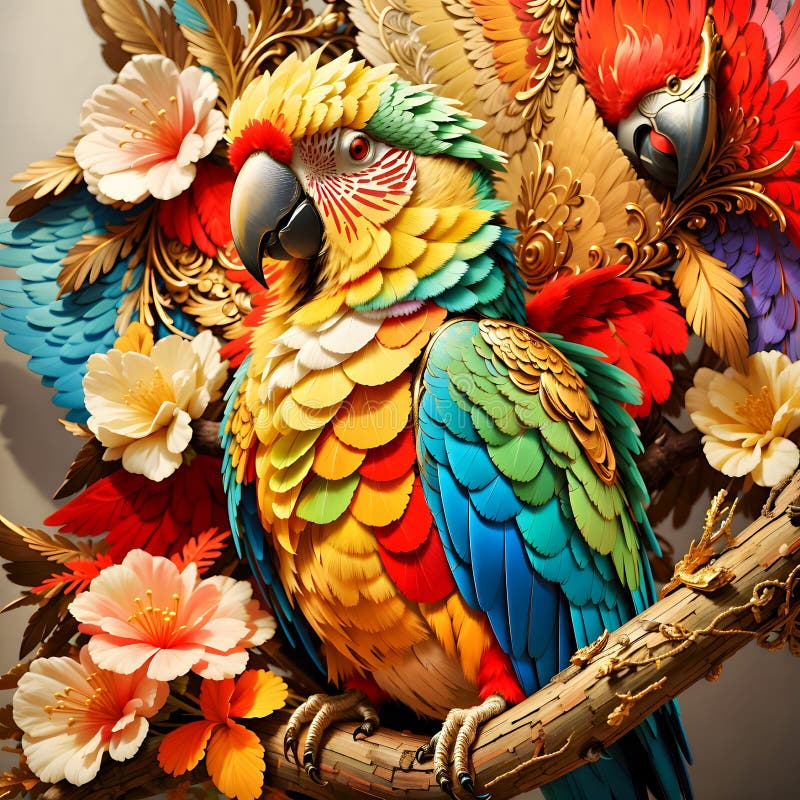 3d Design with Ultra Details, Colorful Generative Art, Digital Graphics ...