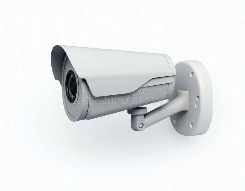 A 3D Surveillance Camera Design Featuring a Sleek and Modern Security ...