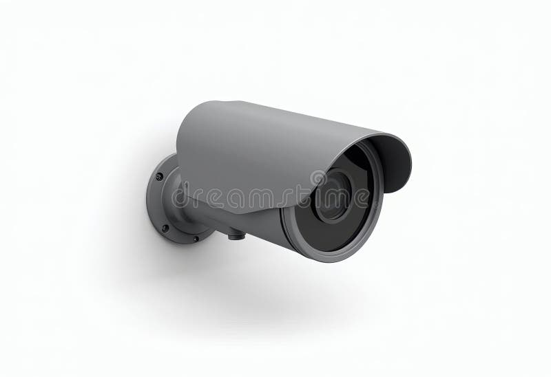 A 3D Surveillance Camera Design Featuring a Sleek and Modern Security ...