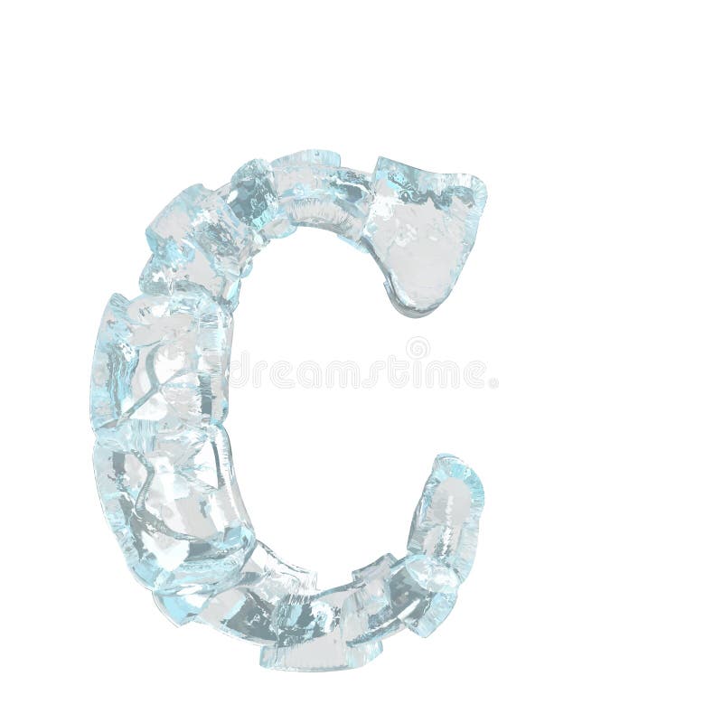 Ice Font Letter C 3d Stock Illustrations – 89 Ice Font Letter C 3d ...