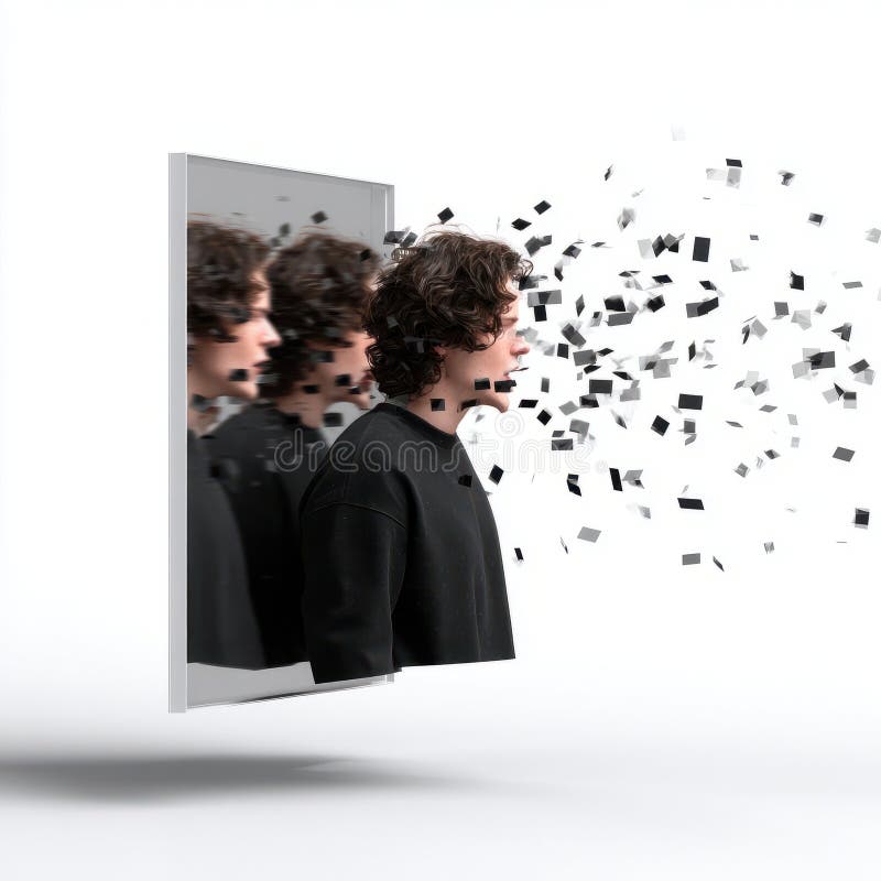 A 3D Talking Preview Window Bouncing while Showing before and Stock ...