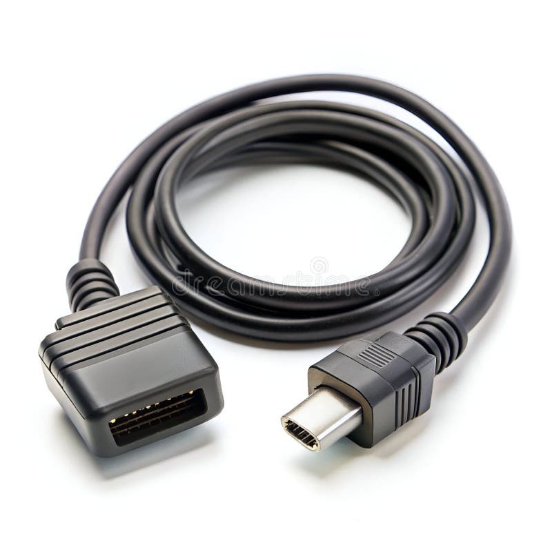 D-Tap Cable on White Background Stock Illustration - Illustration of ...