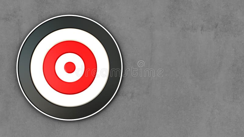 3d target with blank stock illustration. Illustration of shoot - 102136787
