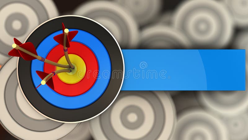 Multiple Arrows Hitting Target Stock Illustrations – 25 Multiple Arrows ...