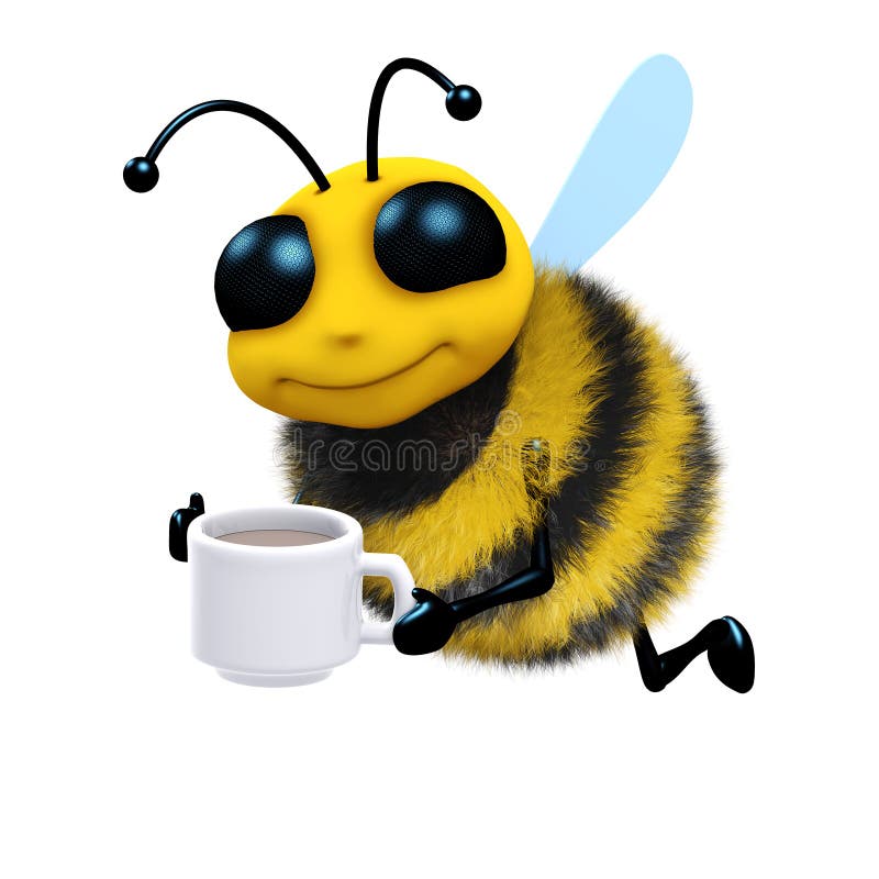 Set of Three Honey Bees. Queen and Worker and Drone. Detailed Stock ...