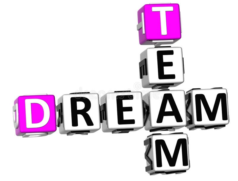 One Team One Dream Slogan, Vector Illustration Stock Vector ...