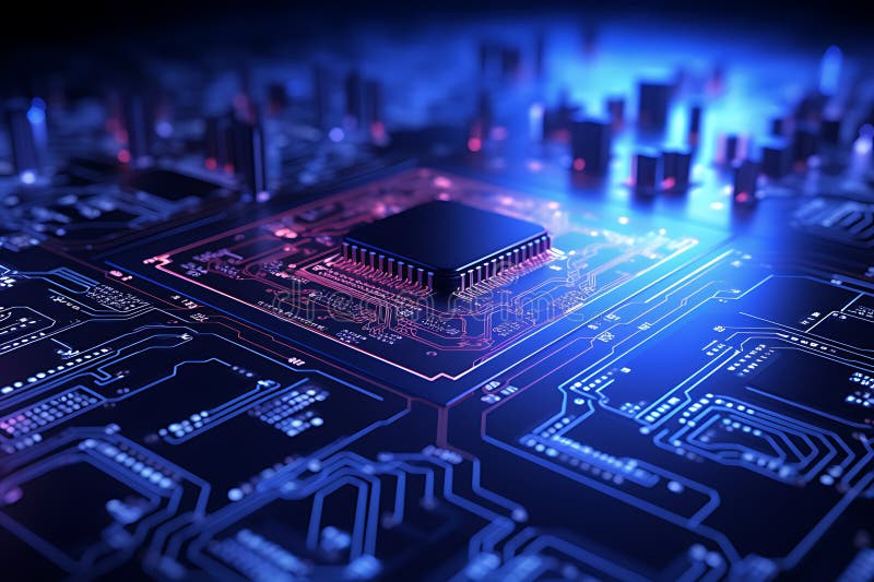 3d Technology Illustration a Fingerprint Scanner is Integrated into the ...