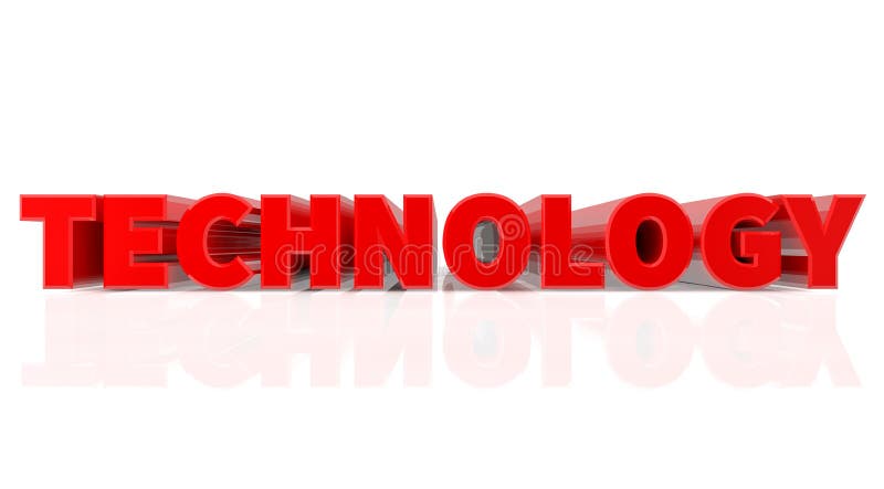 SCIENCE AND TECHNOLOGY Word On White Background 3d Rendering Stock ...