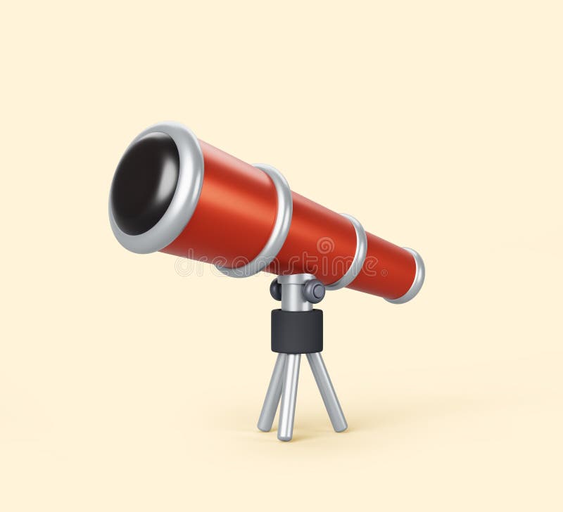 3d Telescope on Tripod for Study Astronomy, Science Discovery, Watching ...