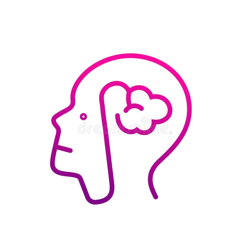Vector Brain Icon Bw Stock Illustrations – 18 Vector Brain Icon Bw ...