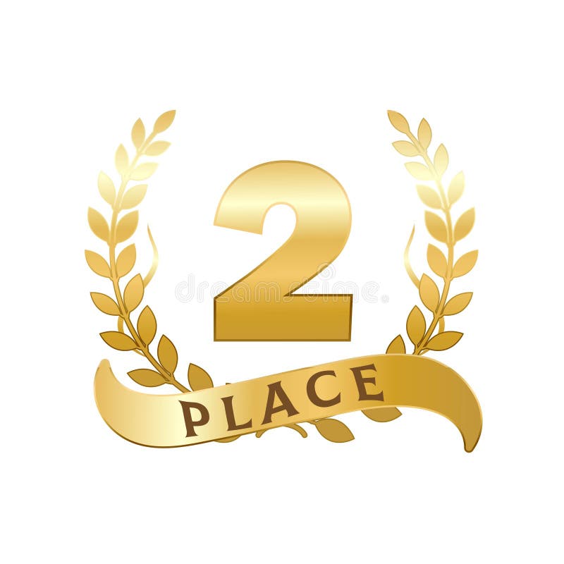 1st; 2nd; 3rd Awards Golden Emblems. Stock Illustration - Illustration ...