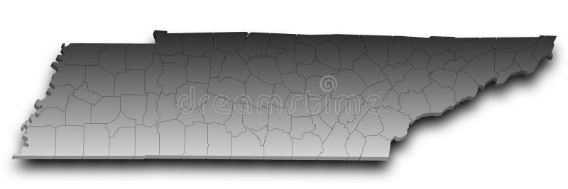 Tennessee State Map Coloring Page