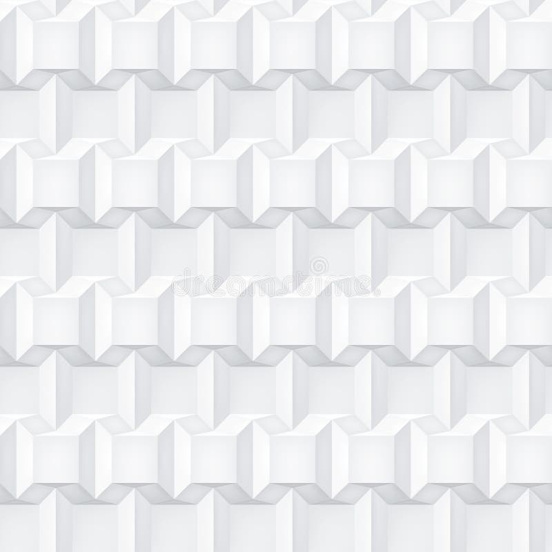 Volume Realistic Texture. 3d Cubes Geometric Pattern Stock Vector ...