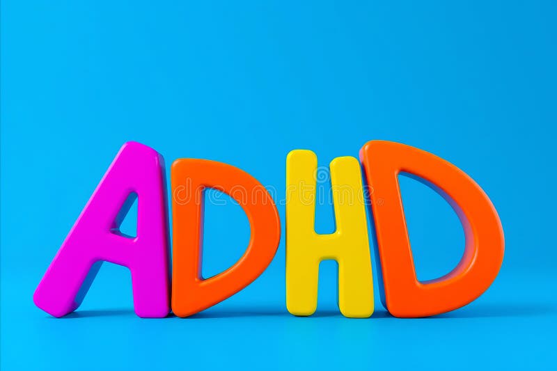 3d Text Adhd Blue Background Stock Photos - Free & Royalty-Free Stock ...