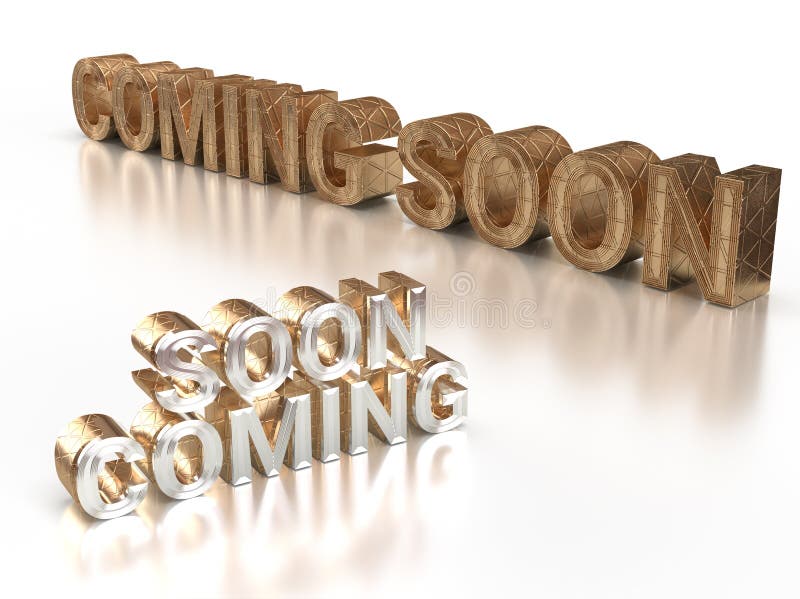 Coming Soon Gold Stock Illustrations – 381 Coming Soon Gold Stock ...