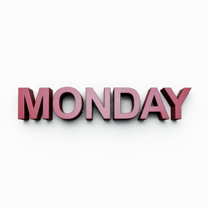 Monday Letters Stock Illustrations – 1,221 Monday Letters Stock ...