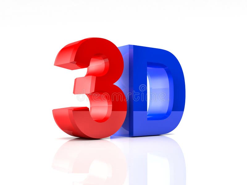 3d text stock illustration. Illustration of movie, test - 45716323