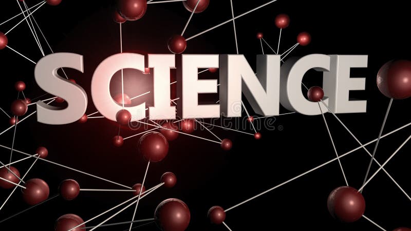 3d text science background stock illustration. Illustration of special ...