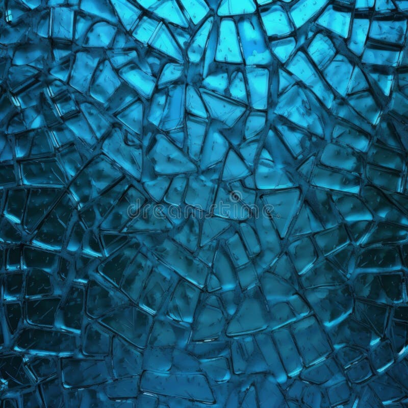 Blue Glass Texture Tesselation Stock Illustration - Illustration of ...