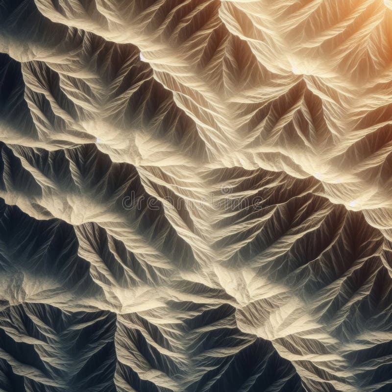 3d Texture Made in the Form of Crumpled Paper Effect Stock Illustration ...