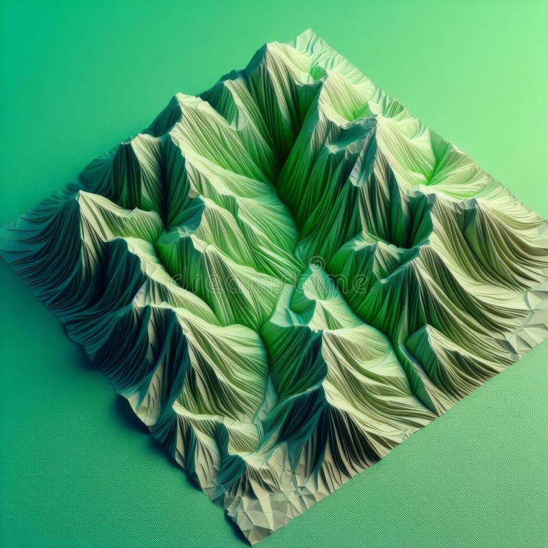 3d Texture Made in the Form of Crumpled Paper Effect Stock Illustration ...