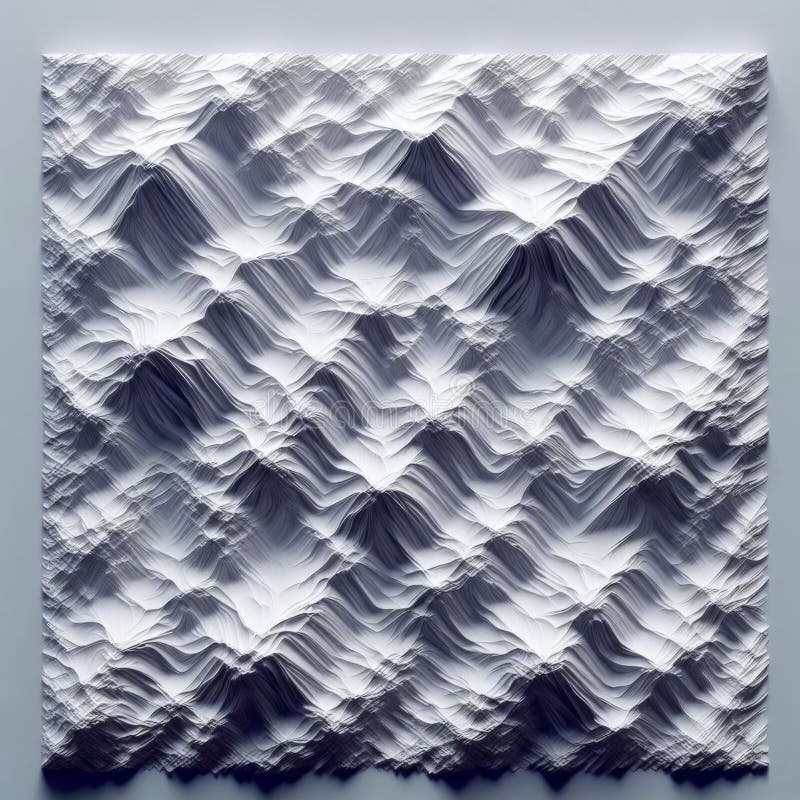 3d Texture Made in the Form of Crumpled Paper Effect Stock Illustration ...