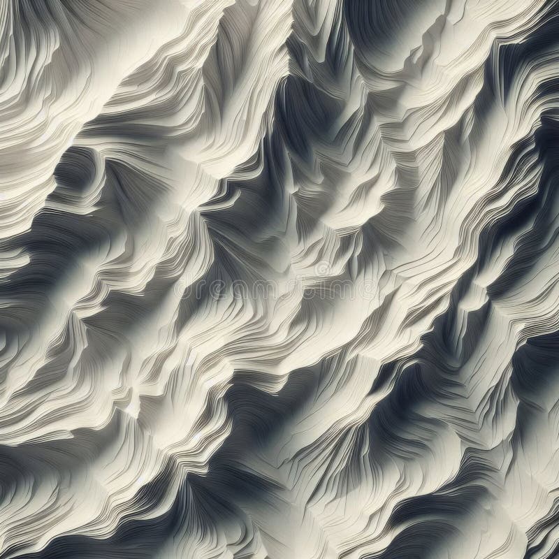 3d Texture Made in the Form of Crumpled Paper Effect Stock Illustration ...