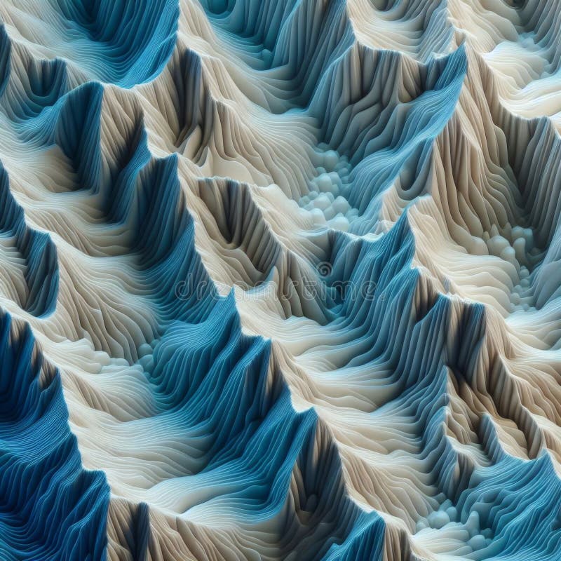 3d Texture Made in the Form of Crumpled Paper Effect Stock Illustration ...