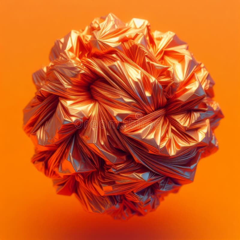 3d Texture Made in the Form of Crumpled Paper Effect Stock Illustration ...