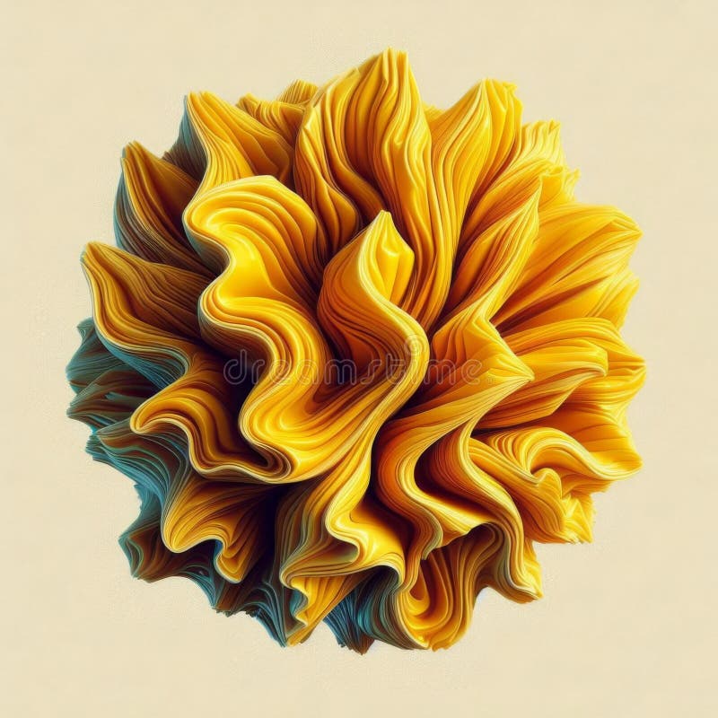 3d Texture Made in the Form of Crumpled Paper Effect Stock Illustration ...