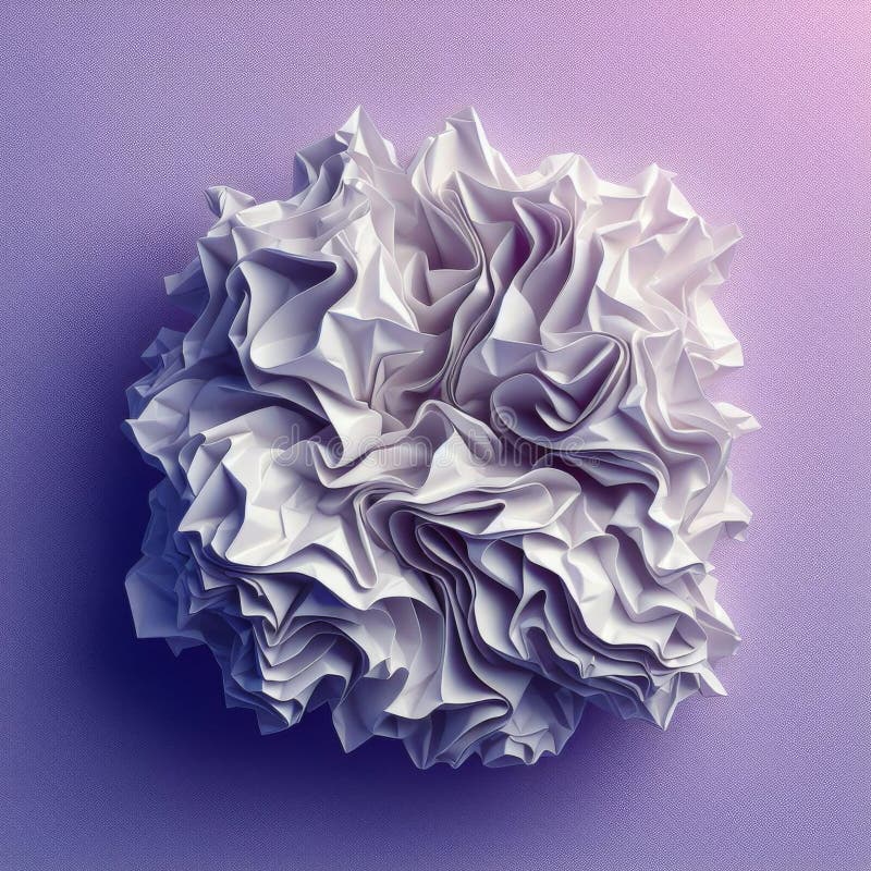 3d Texture Made in the Form of Crumpled Paper Effect Stock Image ...