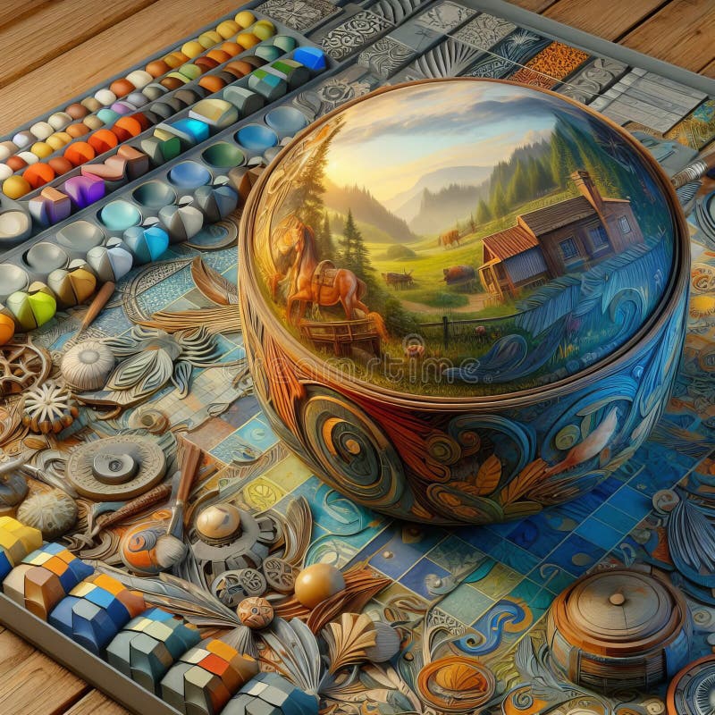 172 30. 3D Texture Painting_ Painting Textures, Patter Stock Photo ...