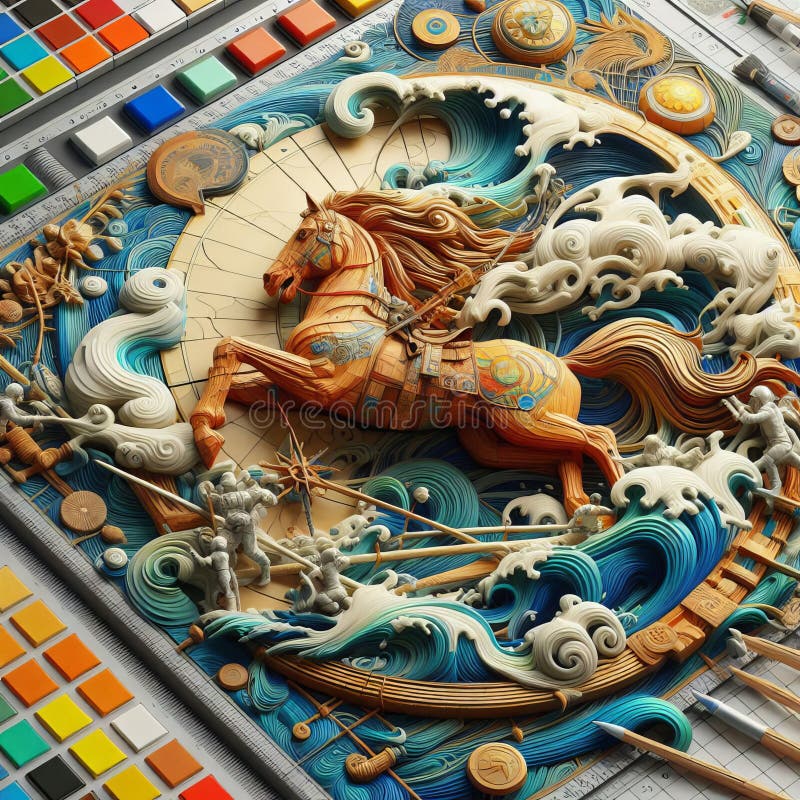 14 30. 3D Texture Painting_ Painting Textures, Patterns, and De Stock ...